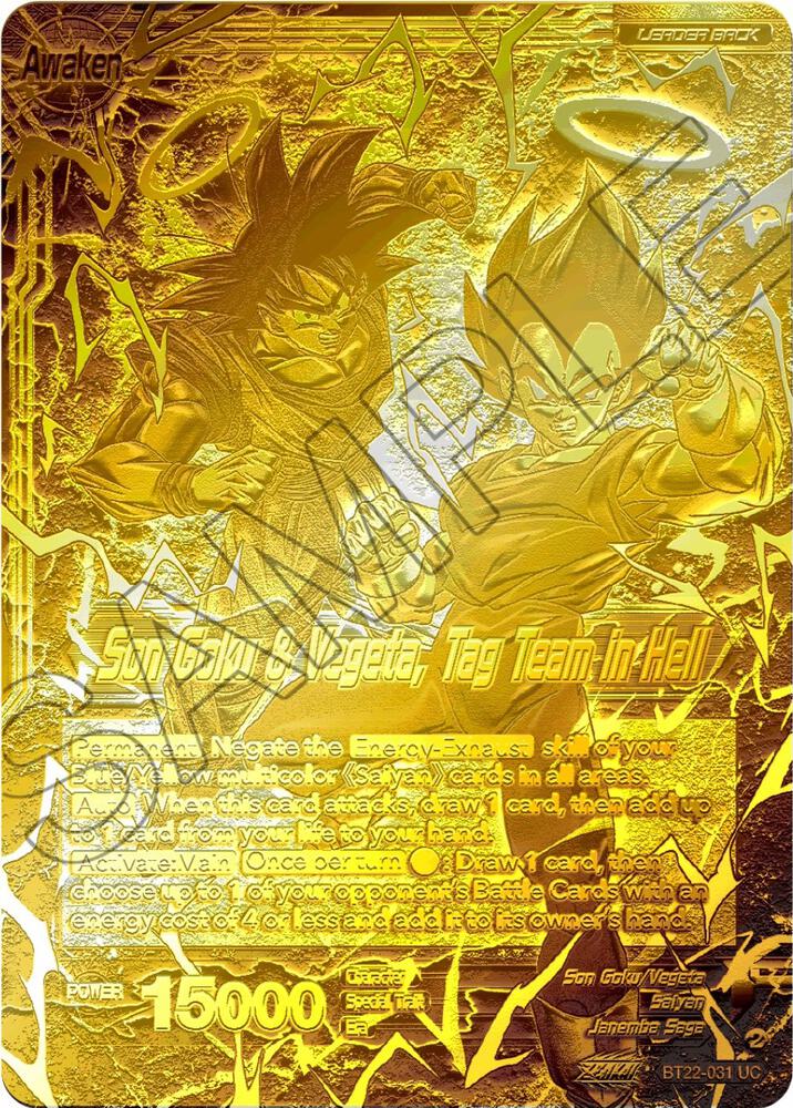 Son Goku // Son Goku & Vegeta, Tag Team in Hell (2023 Championship ...
