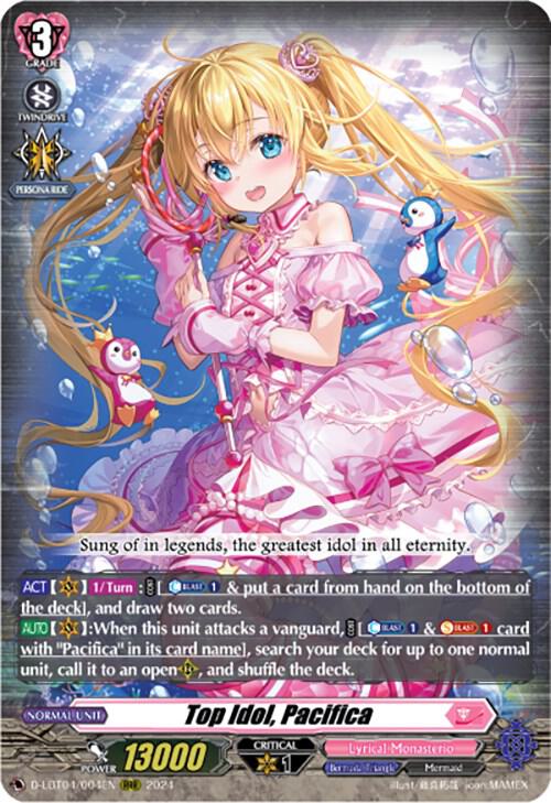 Top Idol, Pacifica - D-LBT04: Lyrical Monasterio ~Trick or Trick!~ - Cardfight Vanguard ...