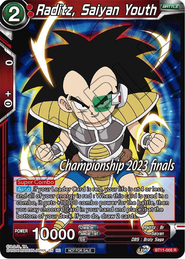 Raditz, Saiyan Youth (2023 Championship Finals Celebration Pack ...