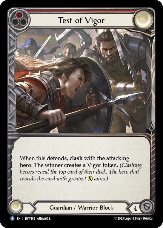 Test of Vigor - Heavy Hitters - Flesh and Blood TCG - TCGplayer.com