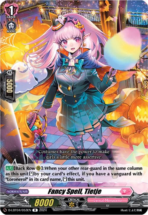 Fancy Spell, Tietje - D-LBT04: Lyrical Monasterio ~Trick or Trick!~ - Cardfight Vanguard