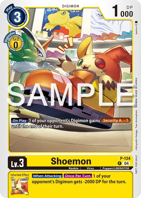 Shoemon (Digimon Liberator Promotion Pack) - Digimon Promotion Cards - Digimon Card Game ...