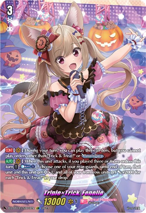 Tr!plexTr!ck, Fenelle (LSR) - D-LBT04: Lyrical Monasterio ~Trick or Trick!~ - Cardfight Vanguard ...