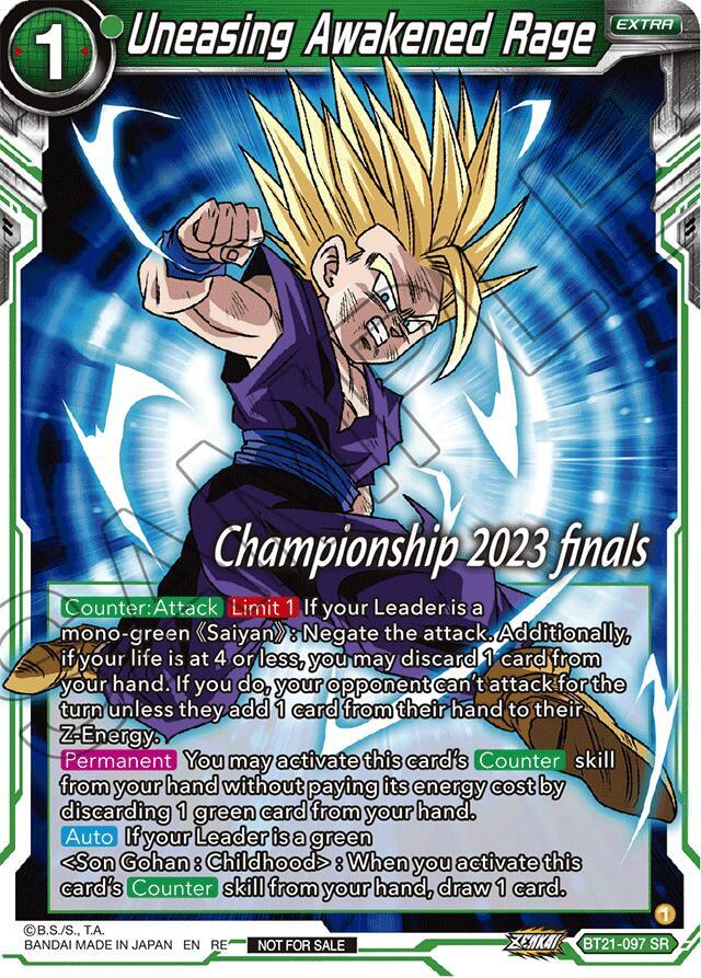 Uneasing Awakened Rage (2023 Championship Finals Celebration Pack ...