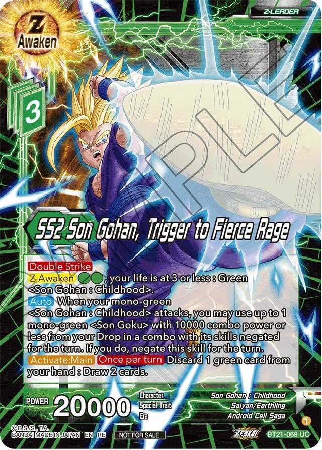 SS2 Son Gohan, Trigger to Fierce Rage (2023 Championship Finals Zenkai ...