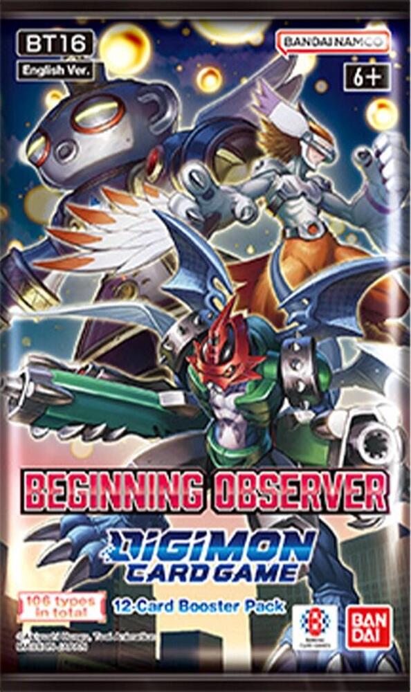 Beginning Observer Booster Pack - Beginning Observer - Digimon Card ...