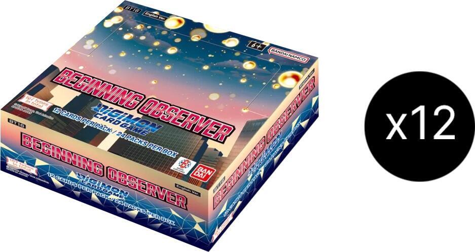 Beginning Observer Booster Box Case - Beginning Observer - Digimon Card ...