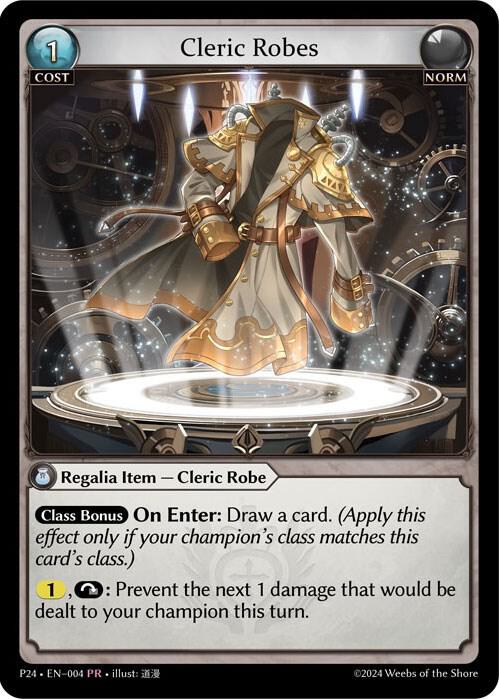 Cleric Robes - Promotional Cards - Grand Archive TCG - TCGplayer.com