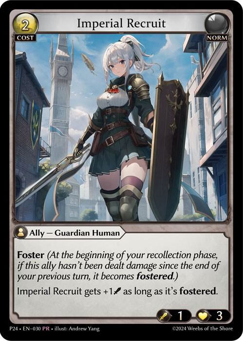 Imperial Recruit - Promotional Cards - Grand Archive TCG