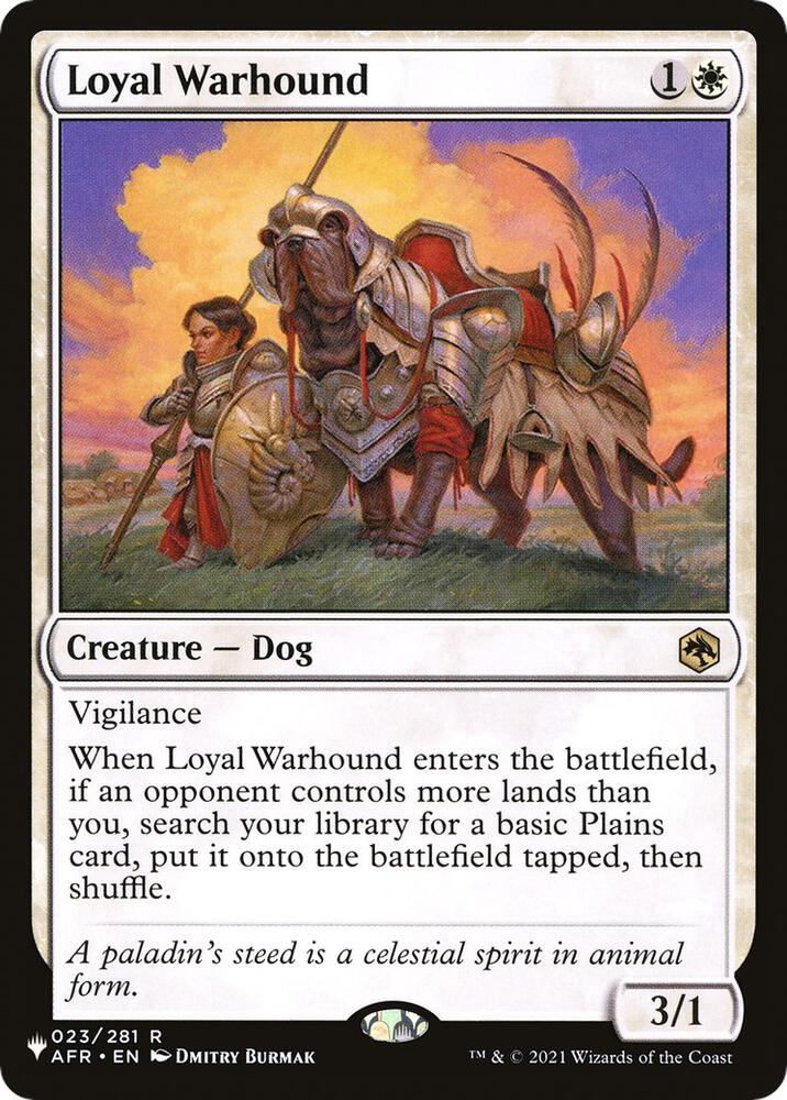 Loyal Warhound - The List Reprints - Magic: The Gathering - TCGplayer.com