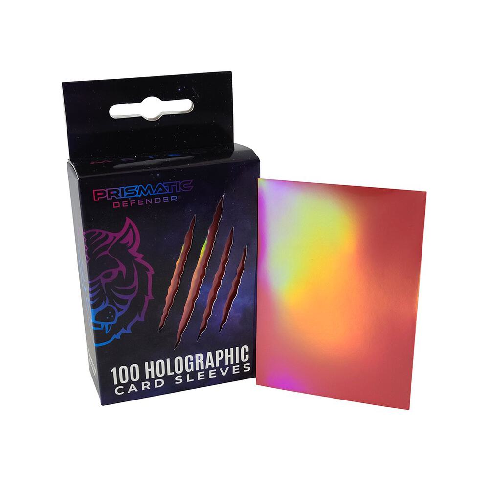 Holographic Sleeves - Red / Oracle (100-Pack) - Prismatic Defender Card ...