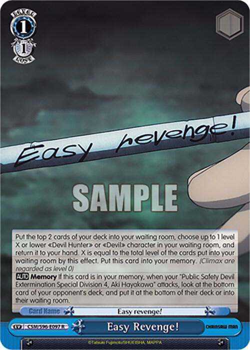 Easy Revenge! - Chainsaw Man - Weiss Schwarz - TCGplayer.com
