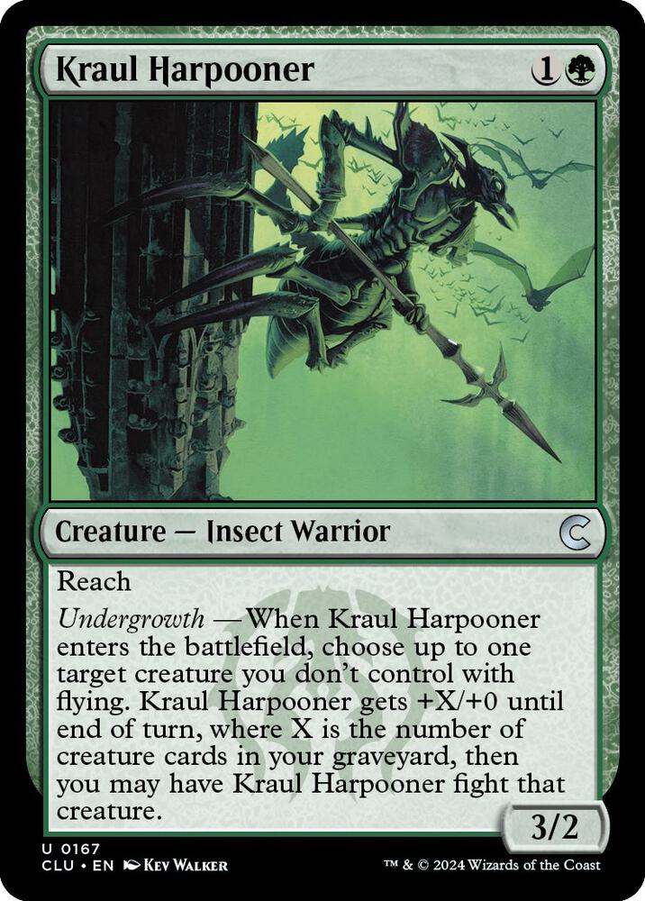 Kraul Harpooner - Ravnica: Clue Edition - Magic: The Gathering ...