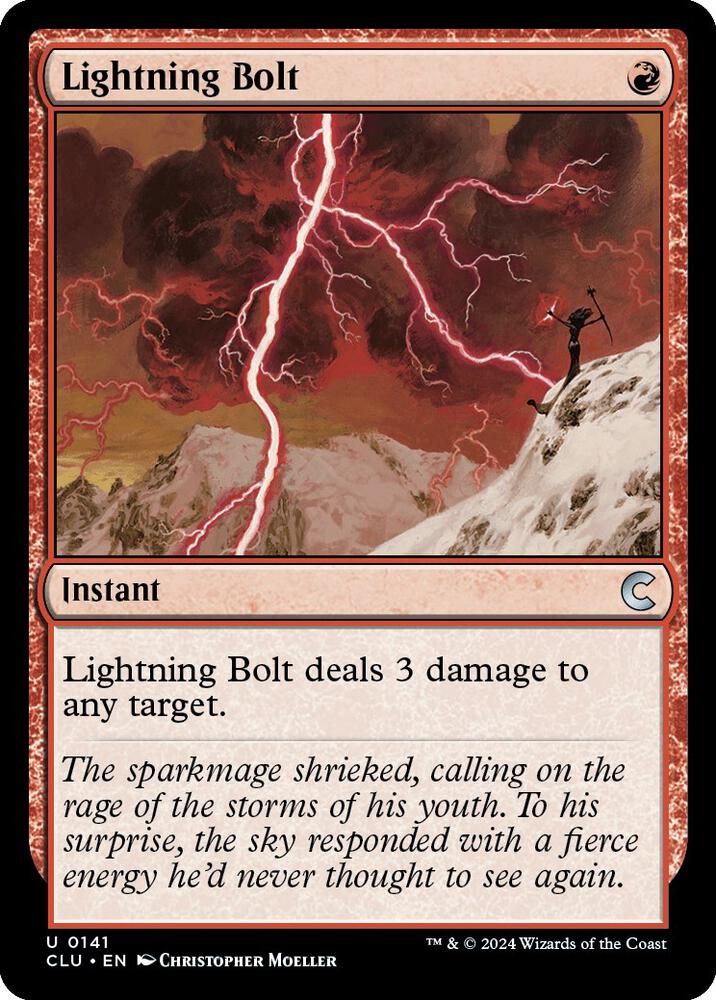 Lightning Bolt - Ravnica: Clue Edition - Magic: The Gathering ...