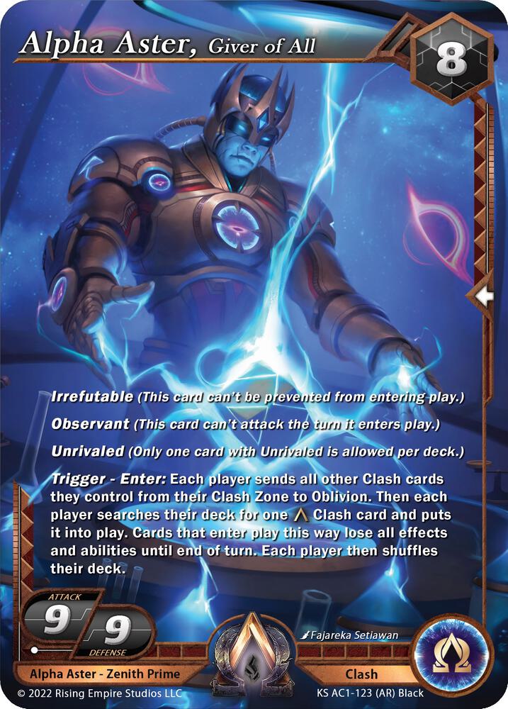 Alpha Aster, Giver of All (Alpha Rare) - The Awakening (Kickstarter ...