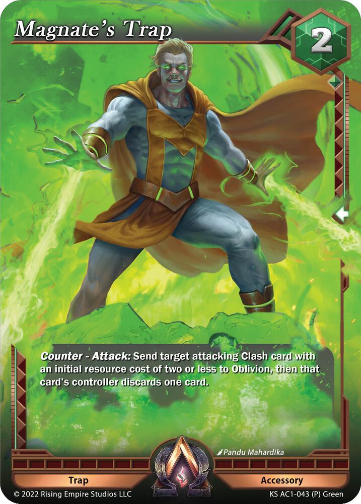 Magnate's Trap (Parallel Foil) - The Awakening (Kickstarter) - Alpha Clash