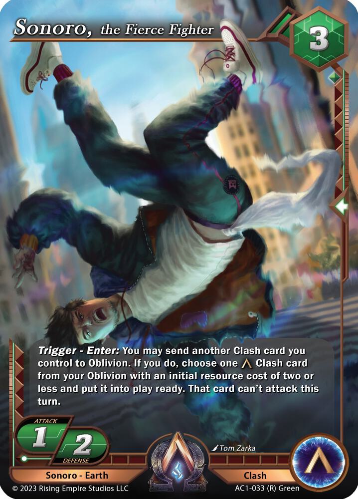 Sonoro, the Fierce Fighter - The Awakening - Alpha Clash - TCGplayer.com