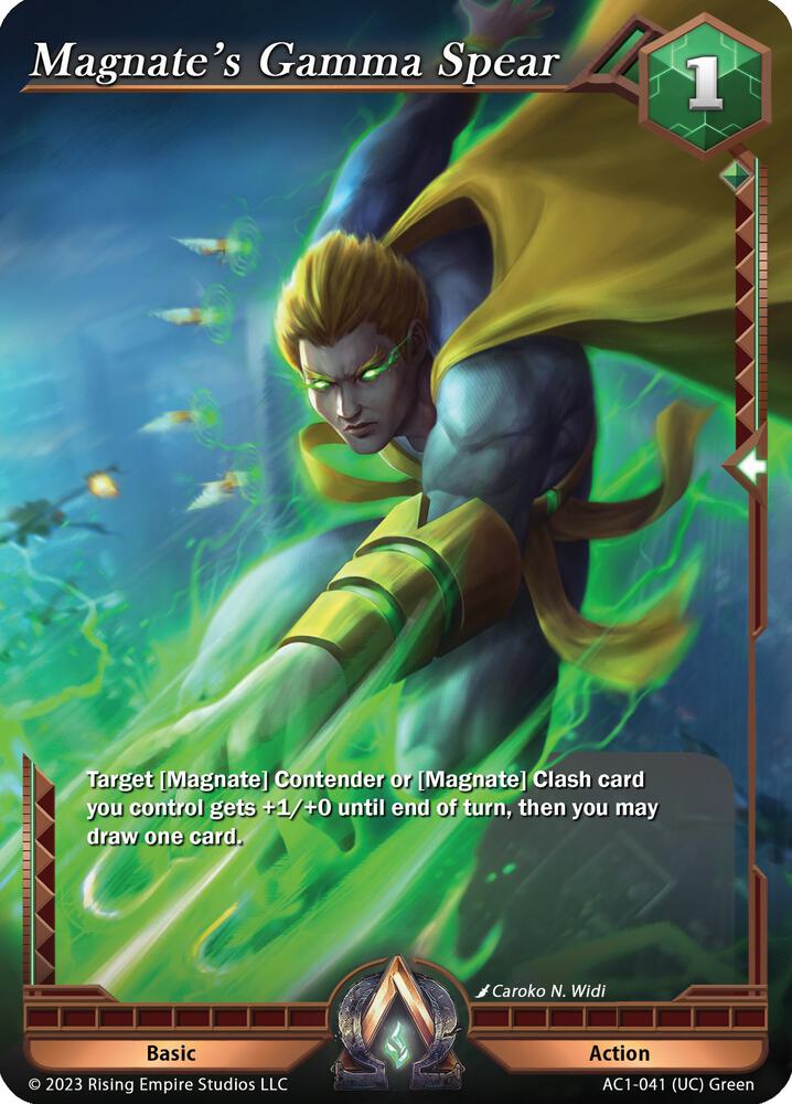 Magnate's Gamma Spear - The Awakening - Alpha Clash - TCGplayer.com