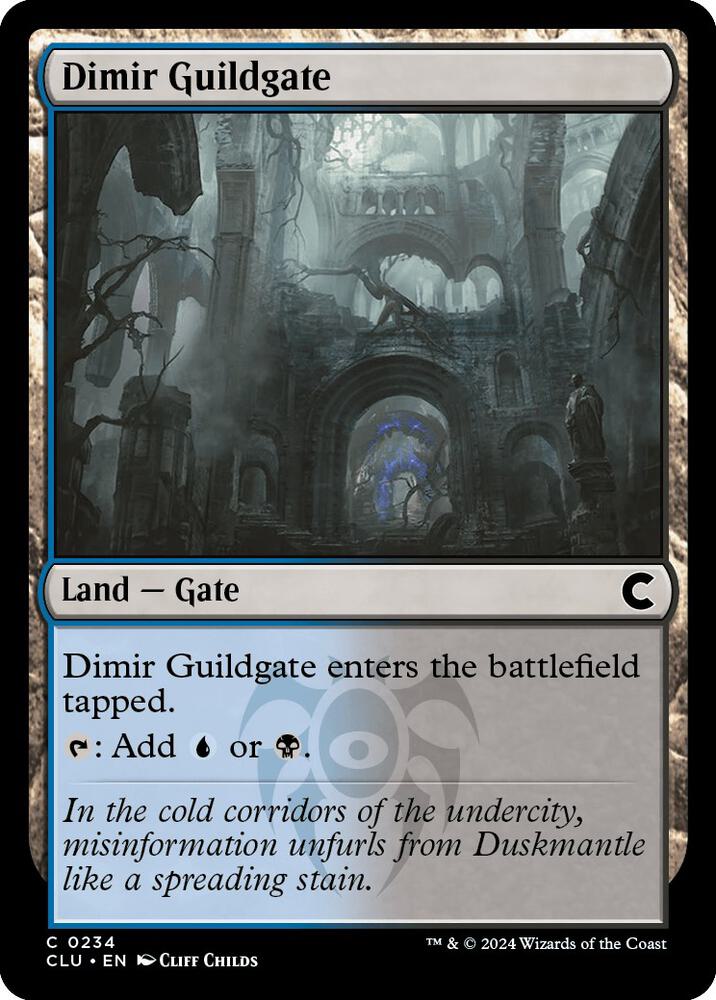 Dimir Guildgate - Ravnica: Clue Edition - Magic: The Gathering ...