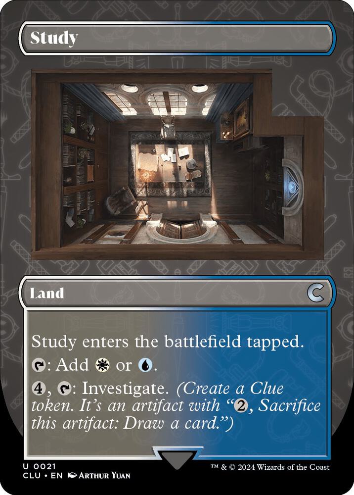 Study (Borderless) - Ravnica: Clue Edition - Magic: The Gathering - TCGplayer.com