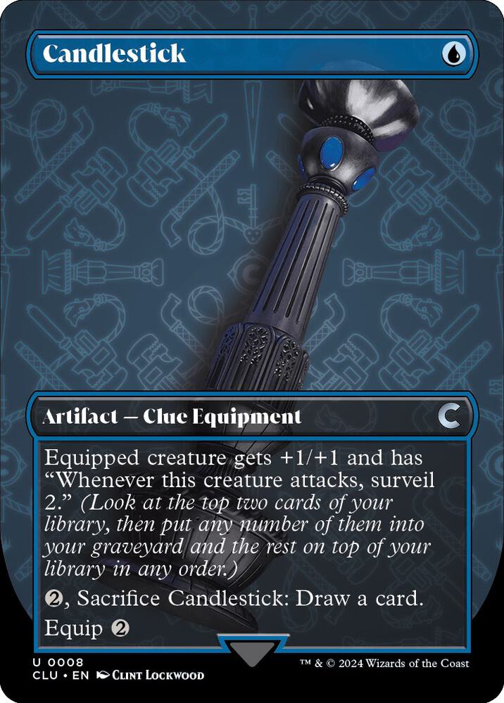 Candlestick (Borderless) - Ravnica: Clue Edition - Magic: The Gathering ...