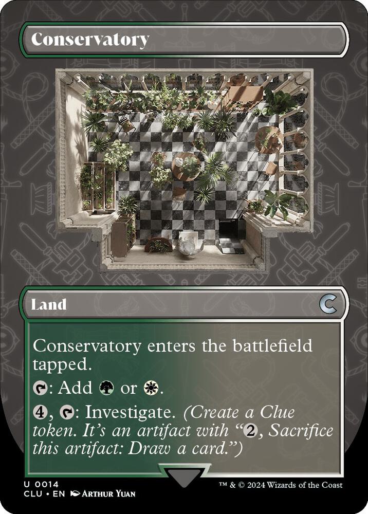 Conservatory (Borderless) - Ravnica: Clue Edition - Magic: The ...