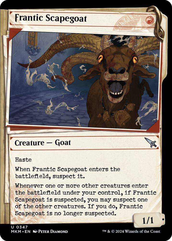 Frantic Scapegoat (Showcase) - Murders at Karlov Manor - Magic: The ...