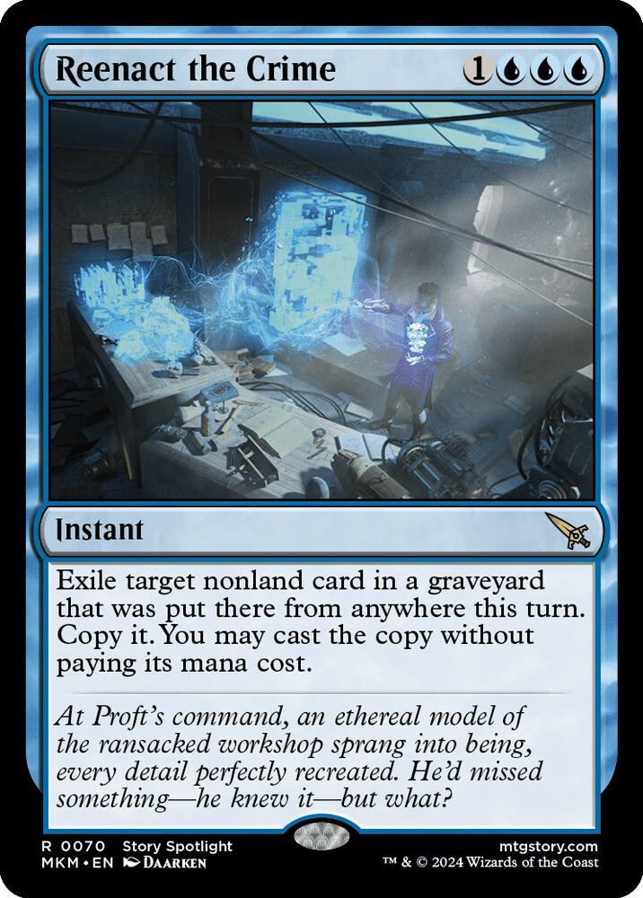 Reenact the Crime - Murders at Karlov Manor - Magic: The Gathering ...