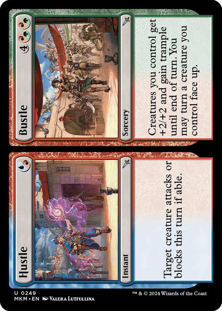 Hustle // Bustle - Murders at Karlov Manor - Magic: The Gathering ...