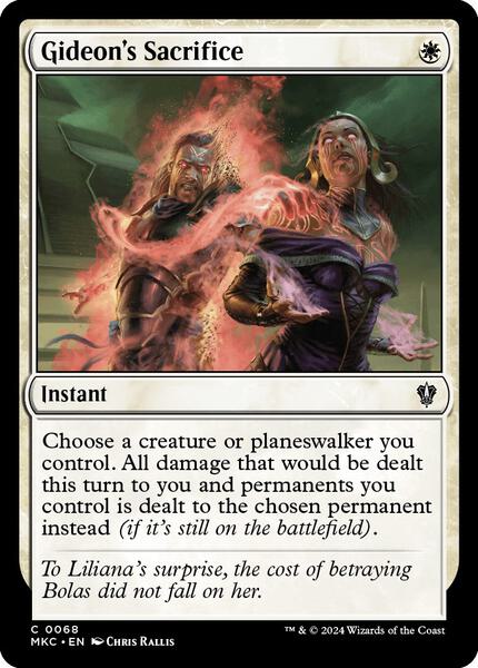 Gideon's Sacrifice - Commander: Murders at Karlov Manor - Magic: The ...