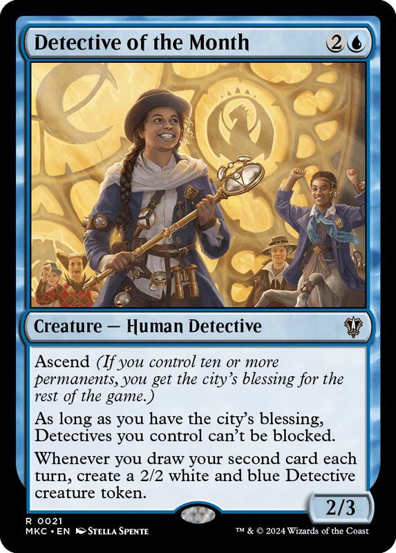 Detective Token - Murders at Karlov Manor - Magic: The Gathering