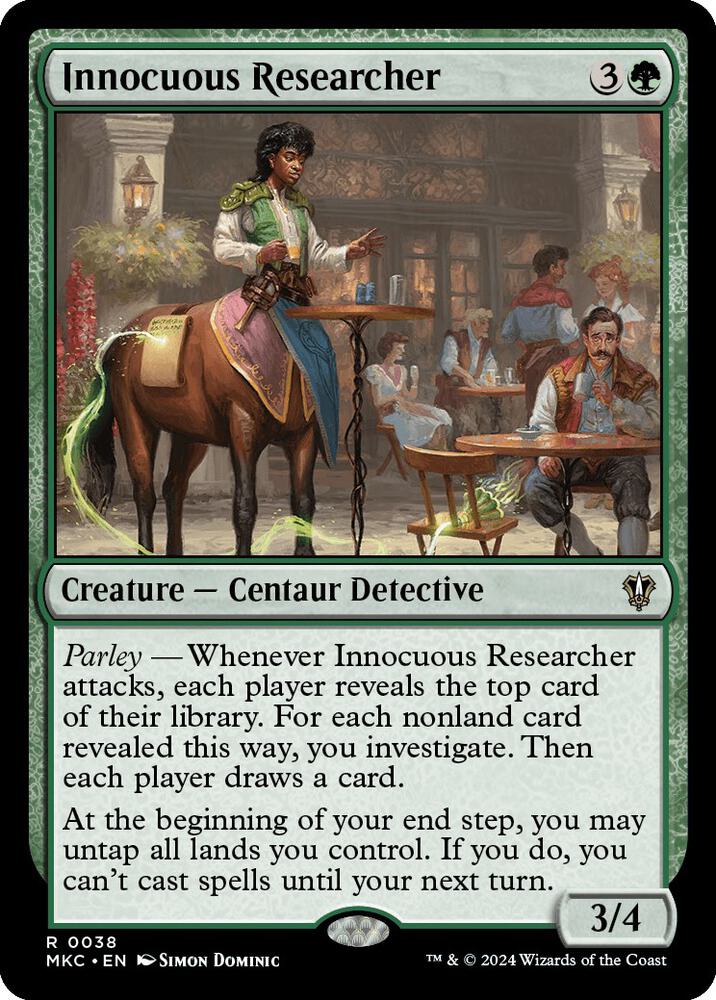 Innocuous Researcher - Commander: Murders at Karlov Manor - Magic: The ...