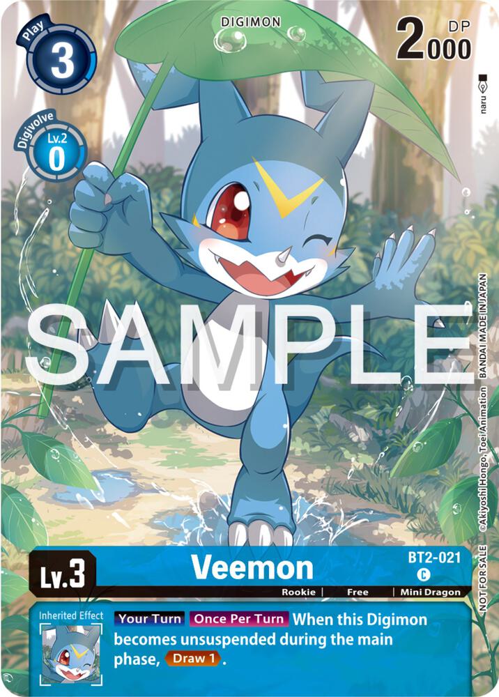 Veemon - BT2-021 (Digimon Illustration Competition Pack 2023) - Release ...