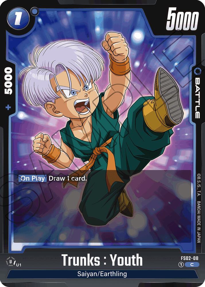 Trunks : Youth - FS02-08 - Starter Deck 2: Vegeta - Dragon Ball Super ...