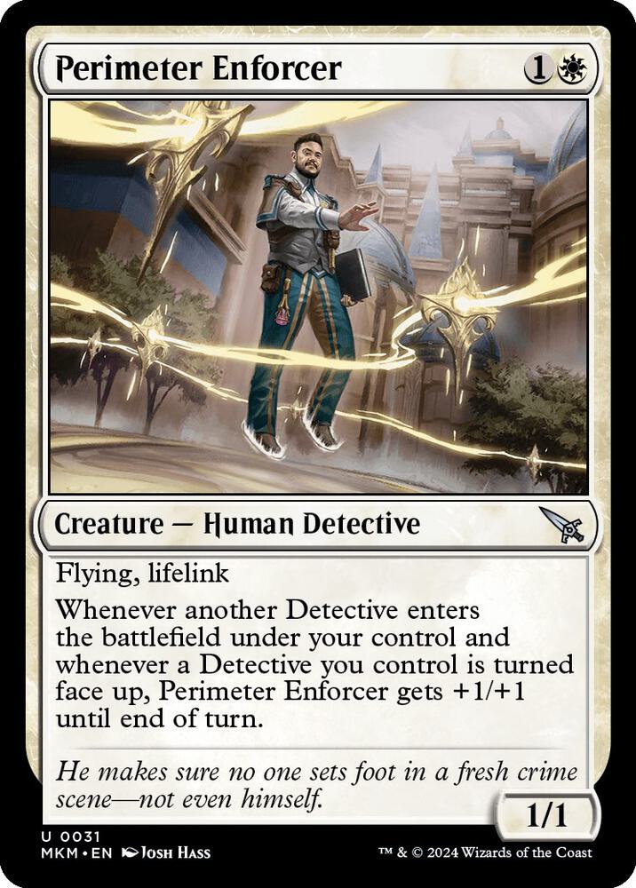 Perimeter Enforcer - Murders at Karlov Manor - Magic: The Gathering ...