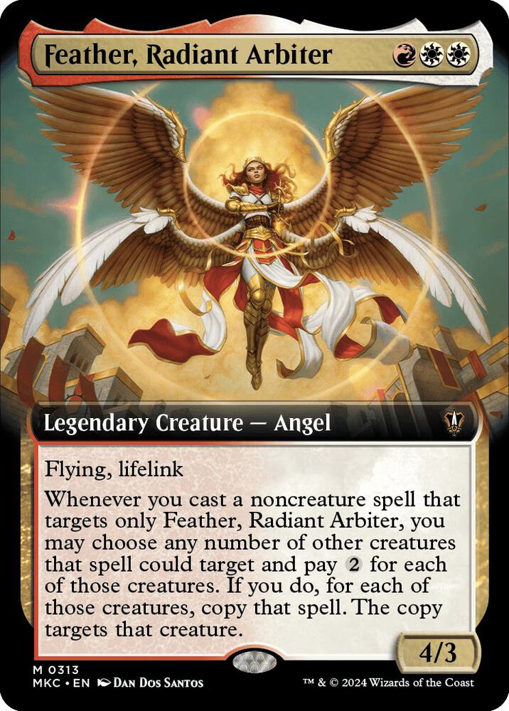 Feather, Radiant Arbiter (Extended Art) - Commander: Murders at Karlov ...