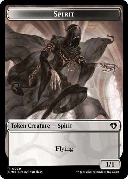 Spirit (0039) // Bird Illusion Double-Sided Token - Commander Masters ...