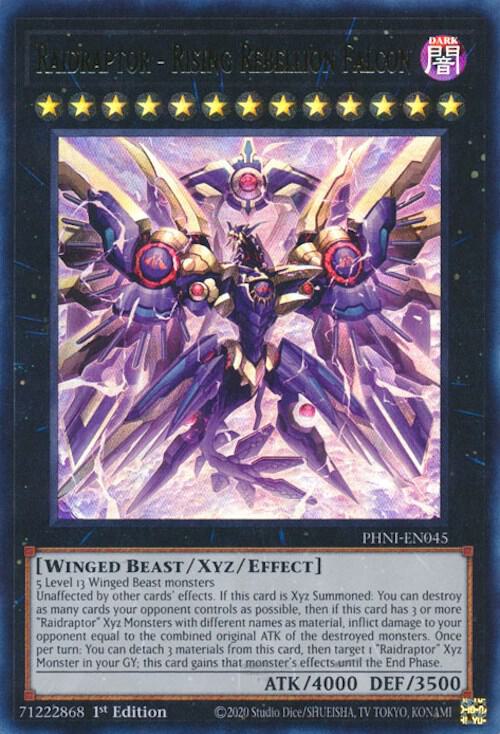 Raidraptor - Rising Rebellion Falcon - Phantom Nightmare - YuGiOh ...