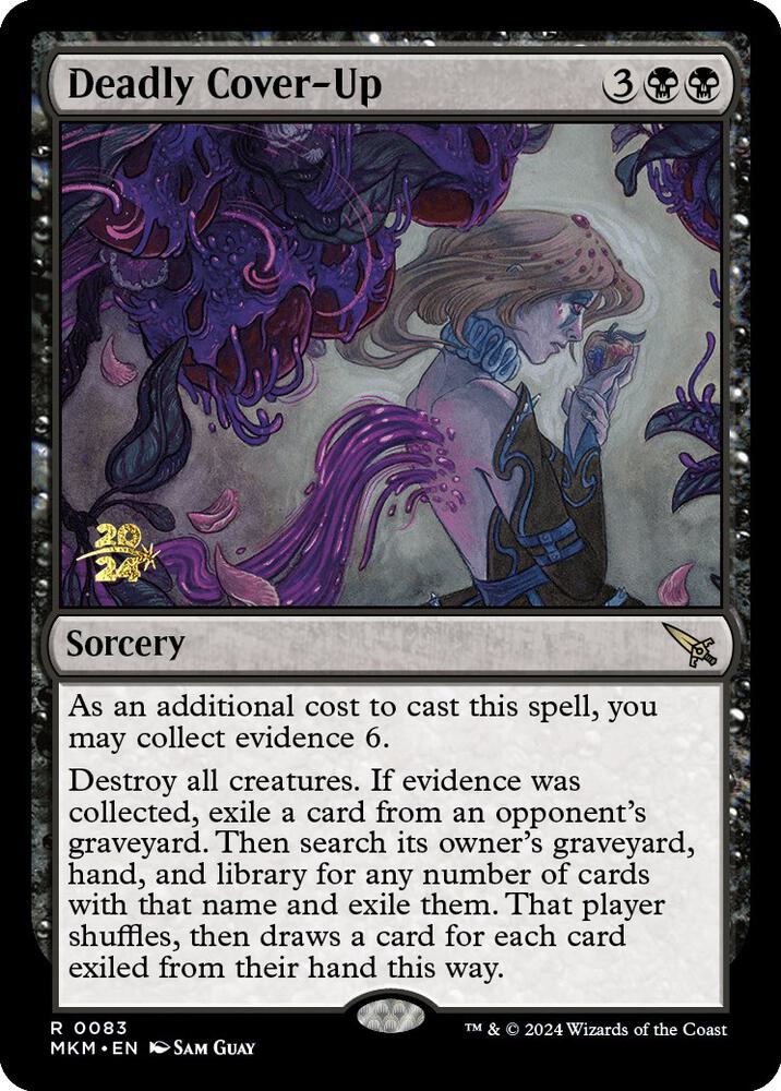 Deadly Cover-Up - Prerelease Cards - Magic: The Gathering - TCGplayer.com