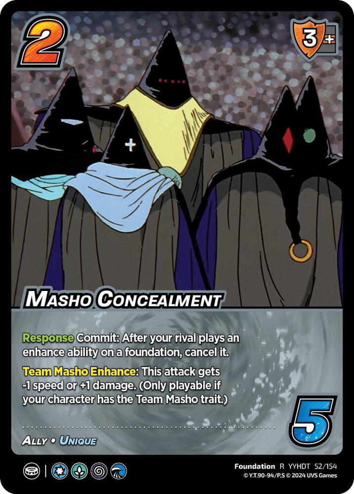 Masho Concealment - Yu Yu Hakusho: Dark Tournament - UniVersus
