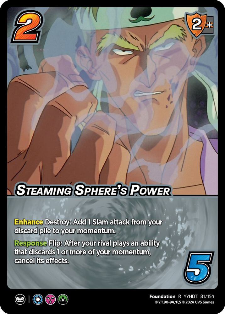 Steaming Sphere's Power - Yu Yu Hakusho: Dark Tournament - UniVersus ...
