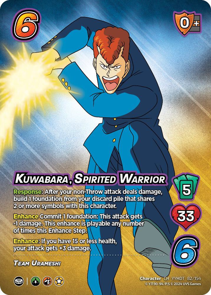 Kuwabara, Spirited Warrior - Yu Yu Hakusho: Dark Tournament - UniVersus
