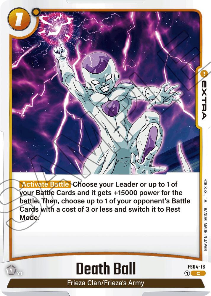 Death Ball - Starter Deck 4: Frieza - Dragon Ball Super: Fusion World ...