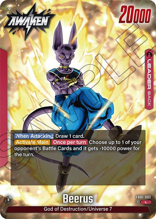Beerus - FB01-002 - Awakened Pulse - Dragon Ball Super: Fusion World - TCGplayer.com
