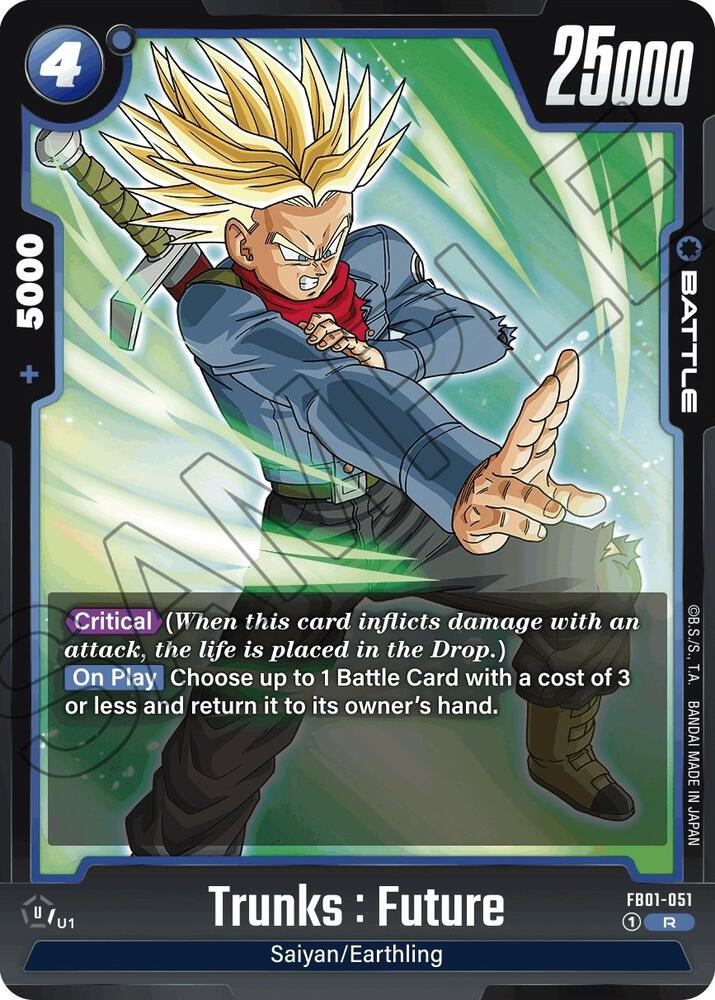 Trunks : Future - FB01-051 - Awakened Pulse - Dragon Ball Super: Fusion World - TCGplayer.com