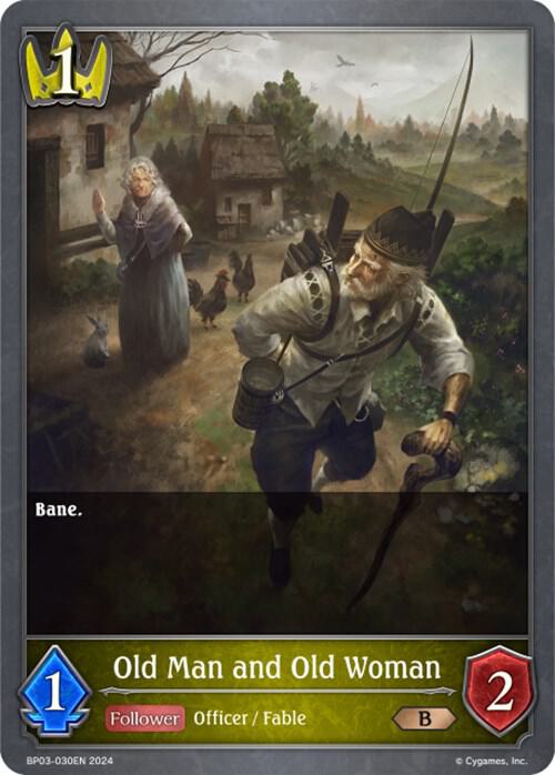Old Man and Old Woman - BP03: Flame of Laevateinn - Shadowverse: Evolve ...
