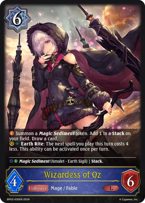 Wizardess of Oz - BP03: Flame of Laevateinn - Shadowverse: Evolve - TCGplayer.com