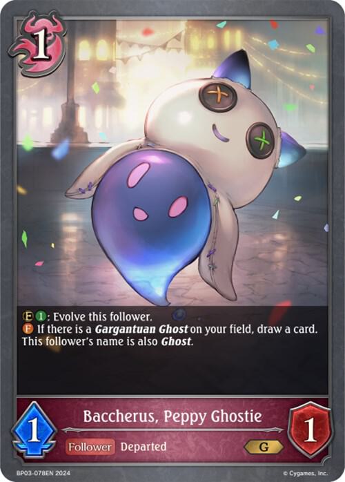 Baccherus, Peppy Ghostie - BP03: Flame of Laevateinn - Shadowverse: Evolve - TCGplayer.com