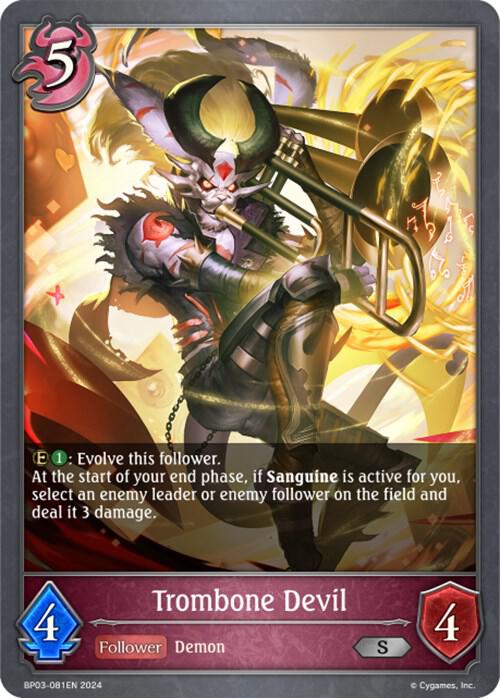 Trombone Devil - BP03: Flame of Laevateinn - Shadowverse: Evolve ...