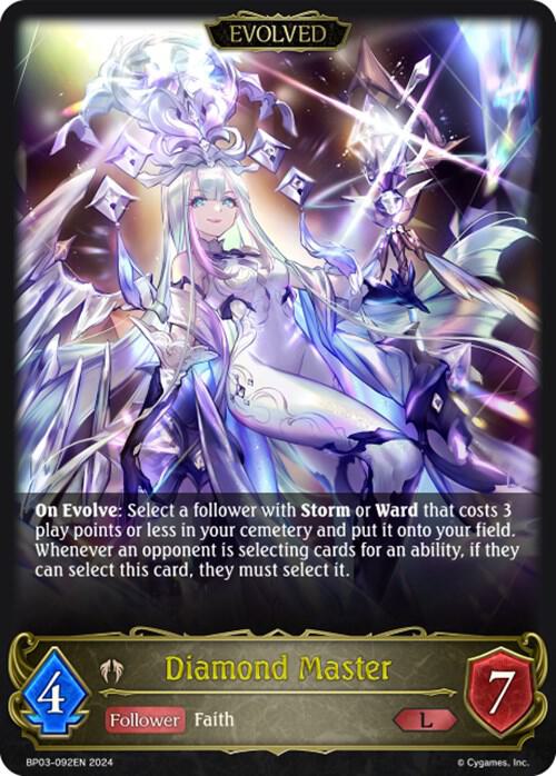 Diamond Master (Evolved) - BP03: Flame of Laevateinn - Shadowverse: Evolve - TCGplayer.com